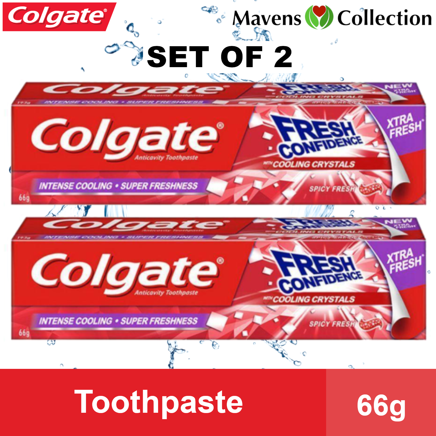 Colgate Toothpaste Fresh Confidence With Cooling Crystals Spicy Fresh ...