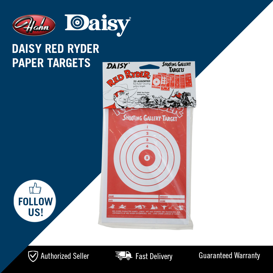 Daisy Red Ryder Paper Targets | Lazada PH