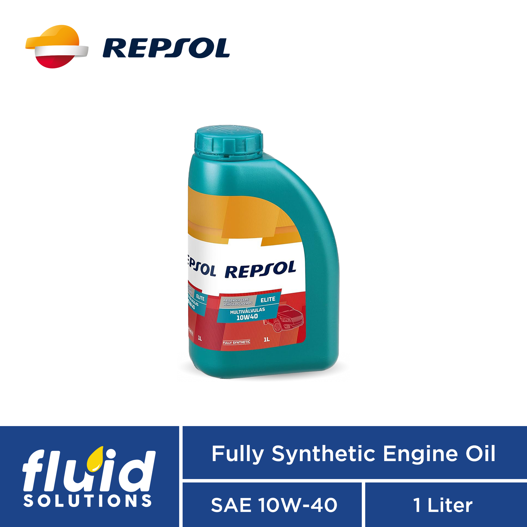 Repsol Elite Multivalvulas 10W-40 Fully Synthetic Engine Oil (1L ...