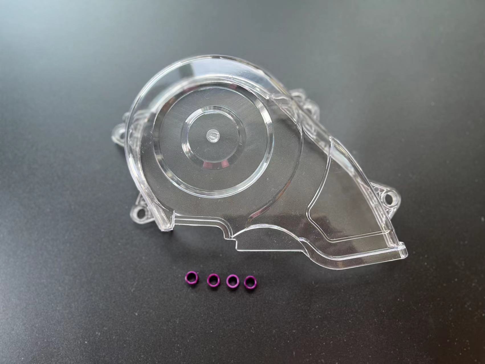 Racing Clear timing belt cover/pulley cover/gear cam cover for ...