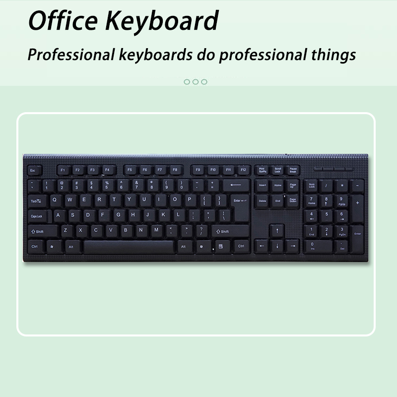 Office Keyboard With Mouse USB wired keyboard Office Style For PC ...