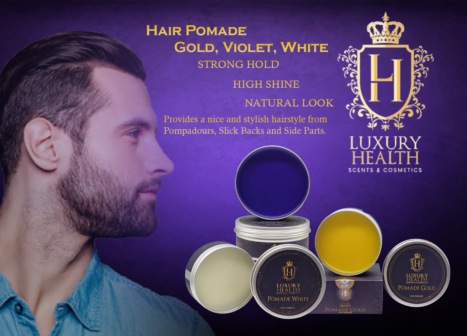 Luxury Health Violet Hair Pomade | Lazada PH