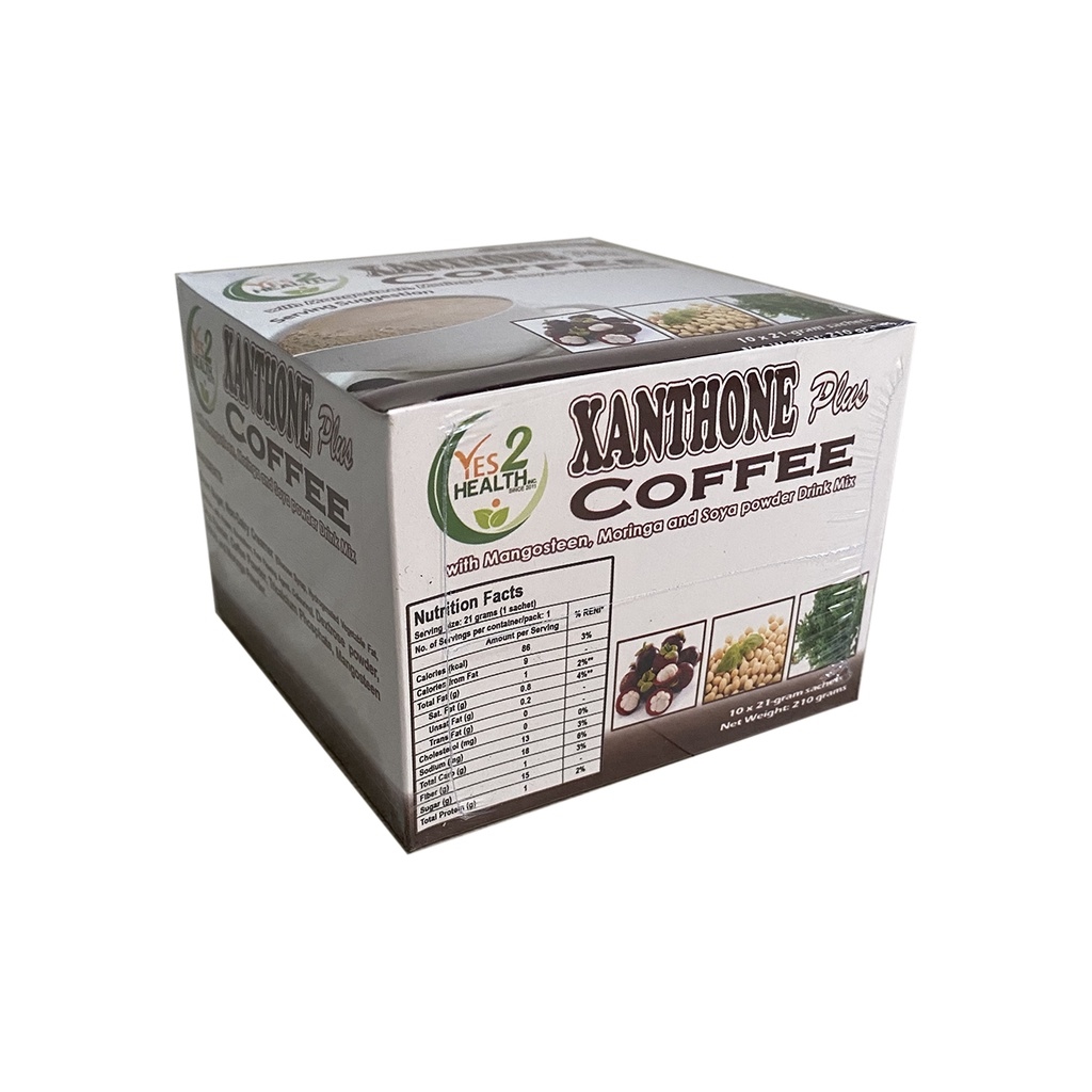 Xanthone Plus Coffee with Mangosteen Moringa and Soya Powder Drink Mix ...