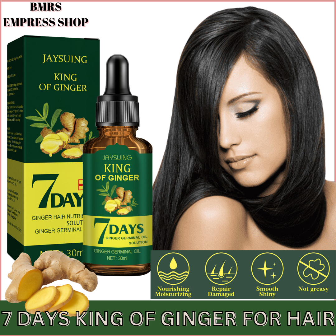 AUTHENTIC KING OF GINGER Seven (7) Days Ginger Hair Nutrient Solution ...
