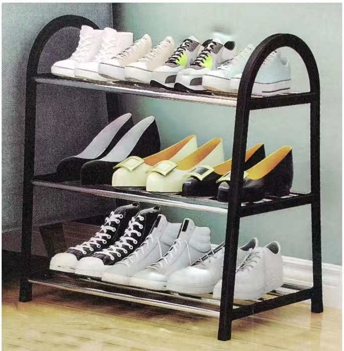 W&G U- shaped shoe rack 3/4/5 layers Metal Standing | Lazada PH