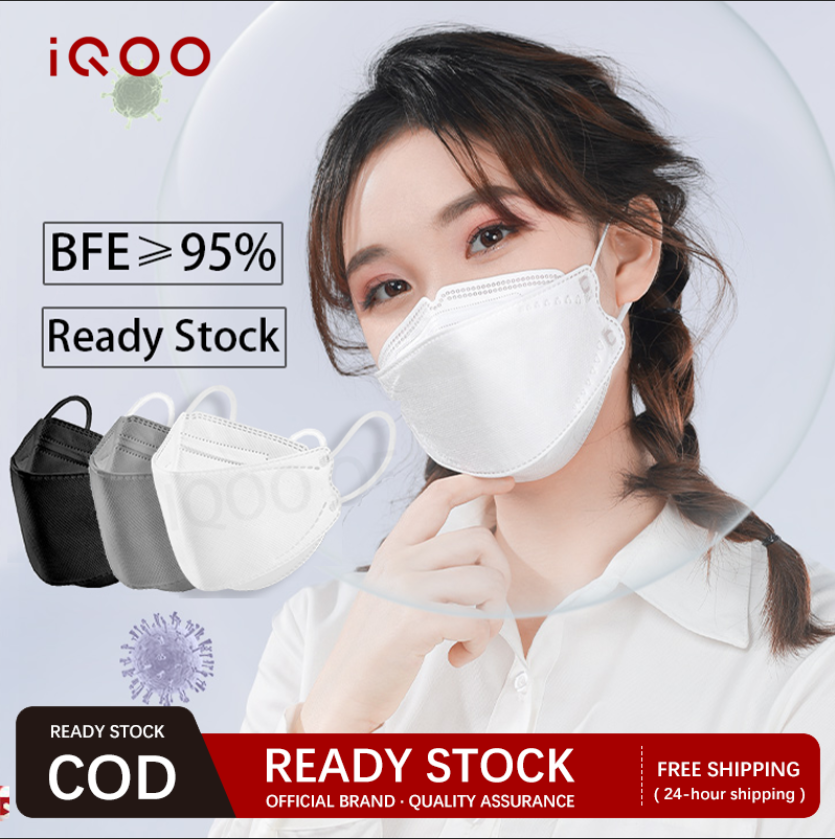 KF94 Mask Original 50PCS Face Mask 4Layer Non-woven Protection Filter ...