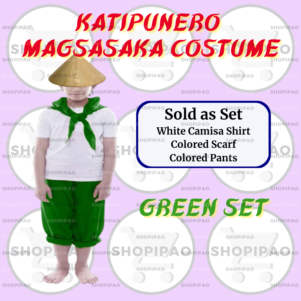SPPV Katipunero Magsasaka Farmers Costume Set Traditional Filipino ...