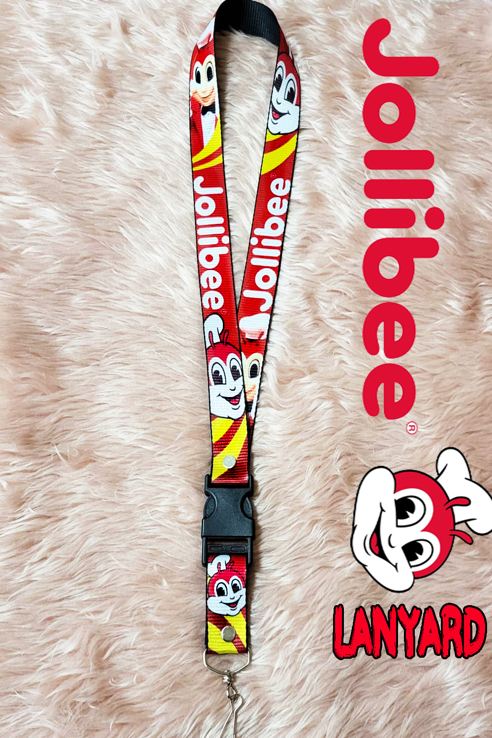 New Jollibee Print Lanyard ID Holder Id Lace | Lazada PH