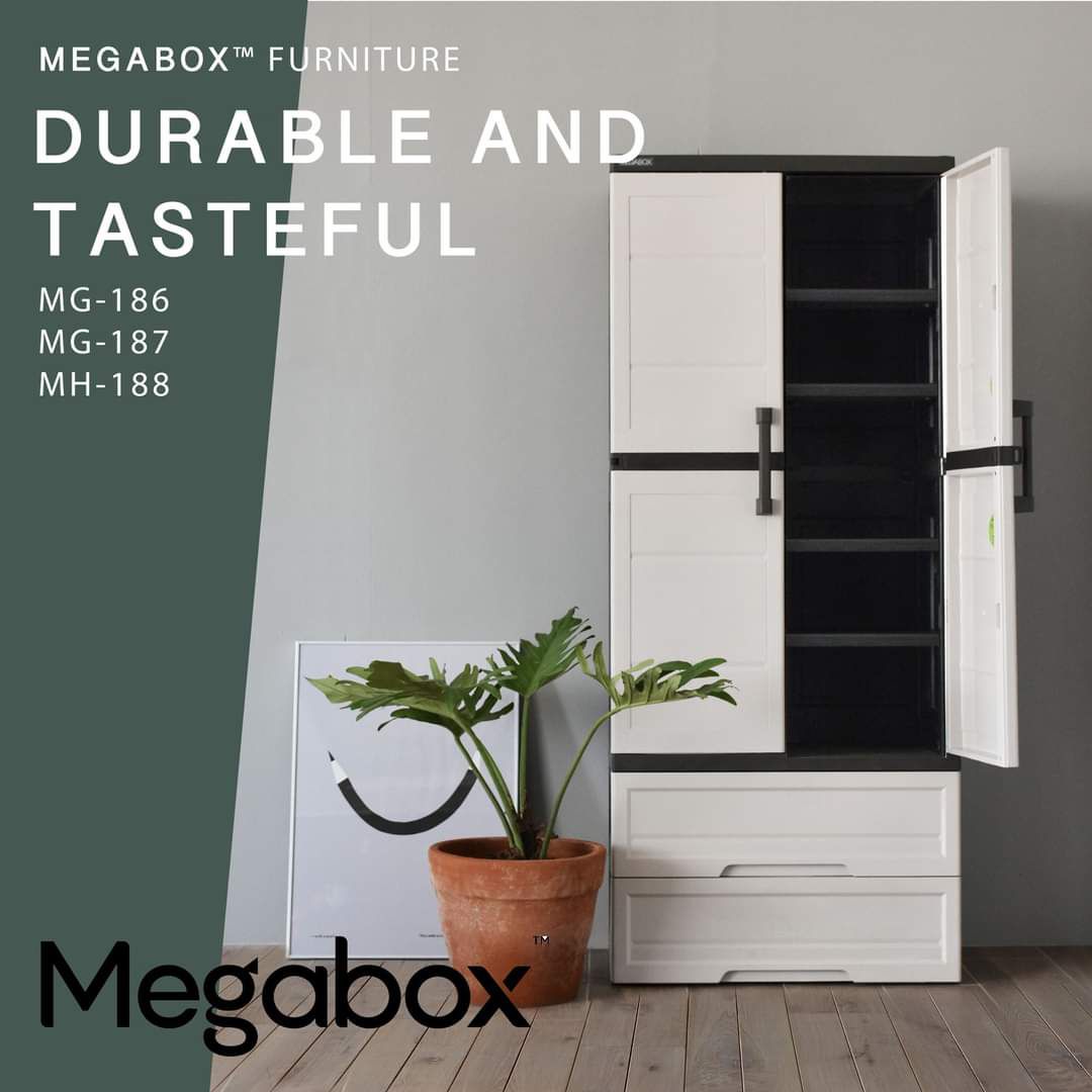 Megabox Wardobe and Utility Cabinet | Lazada PH