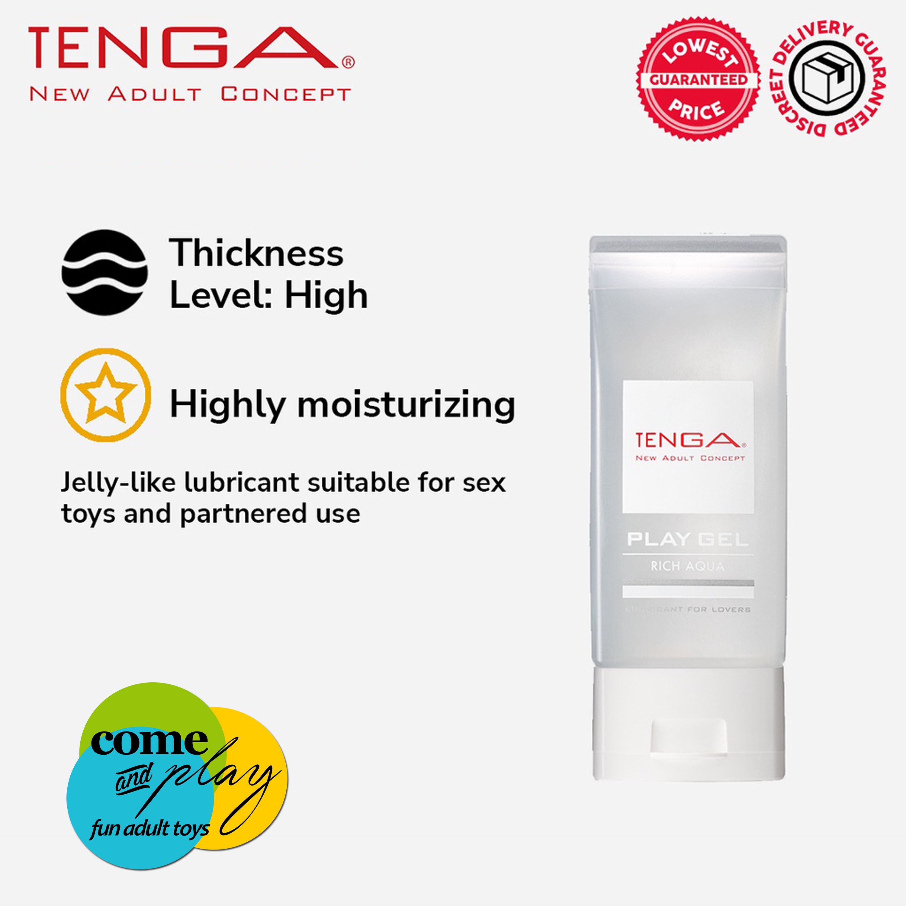 TENGA Play Gel Water-Based Lubricant for Personal and Coupl Use | Lazada PH