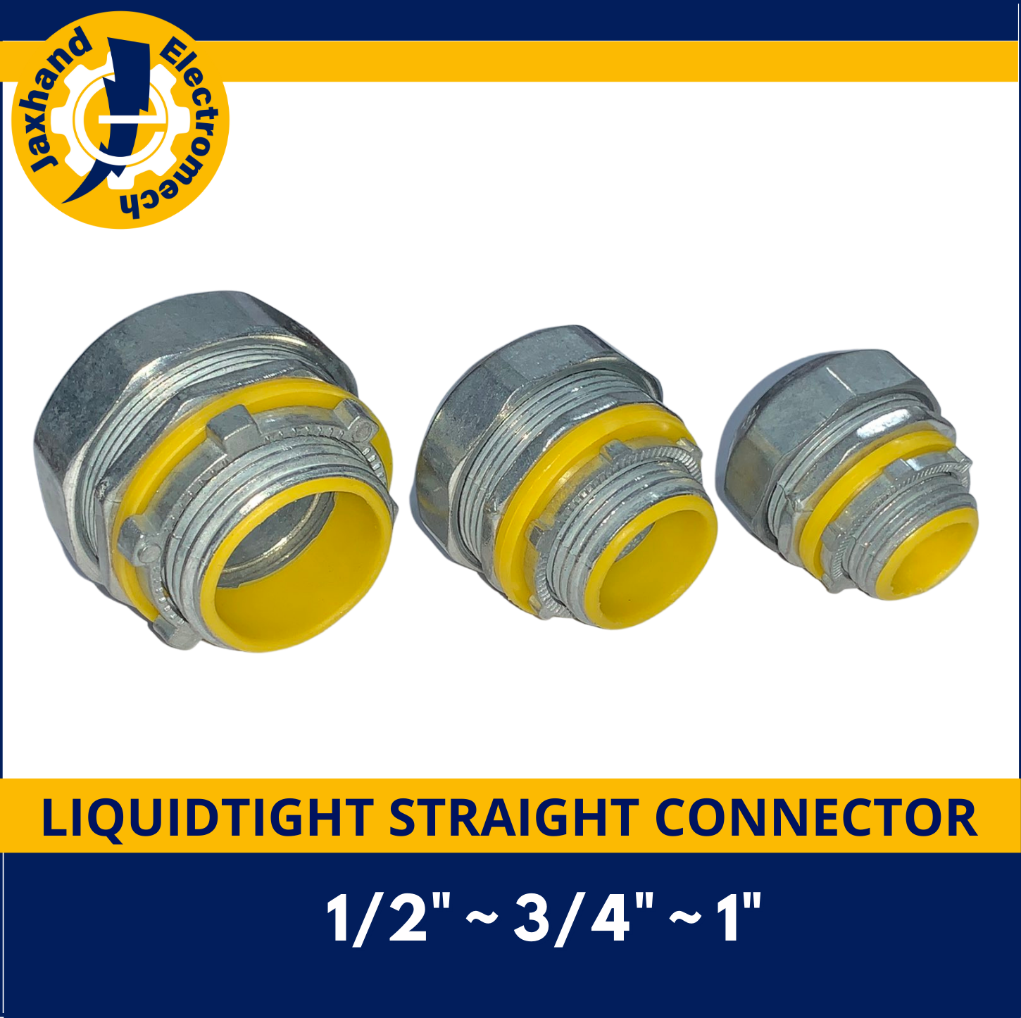 Liquidtight Straight Connector 1/2" ~ 3/4" ~ 1" | Lazada PH