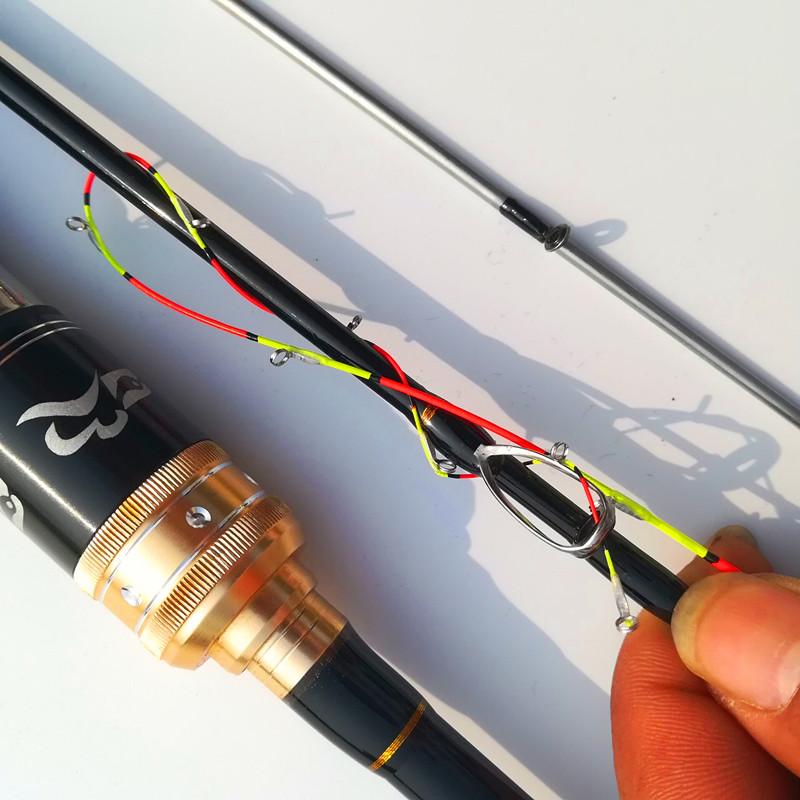 Tail carbon stem full half titanium alloy rod slightly special fishing ...
