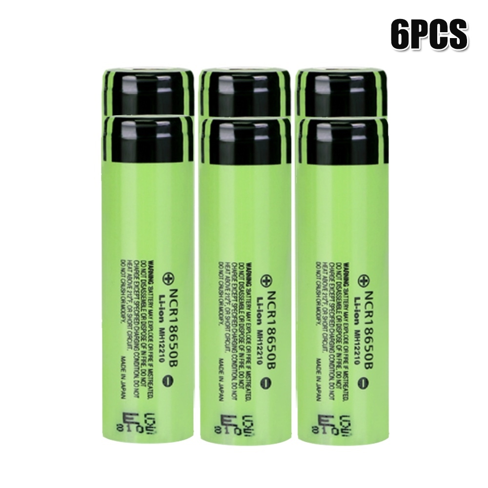 Panasonic Rechargeable Battery 18650 3400mAh 3.7V Li-ion 20A Flat ...