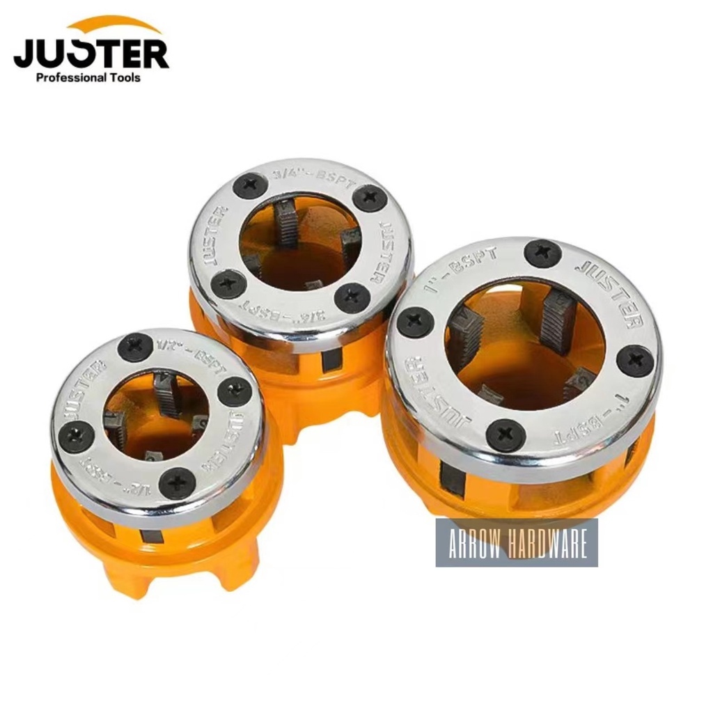 1/2 and 3/4 inch Die Threader Juster Tools NTD-H-1/2 for G.I. Pipe ...