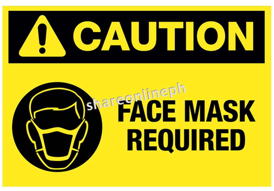 Laminated Signages | Face Mask Required | Signage | Sign Boards ...