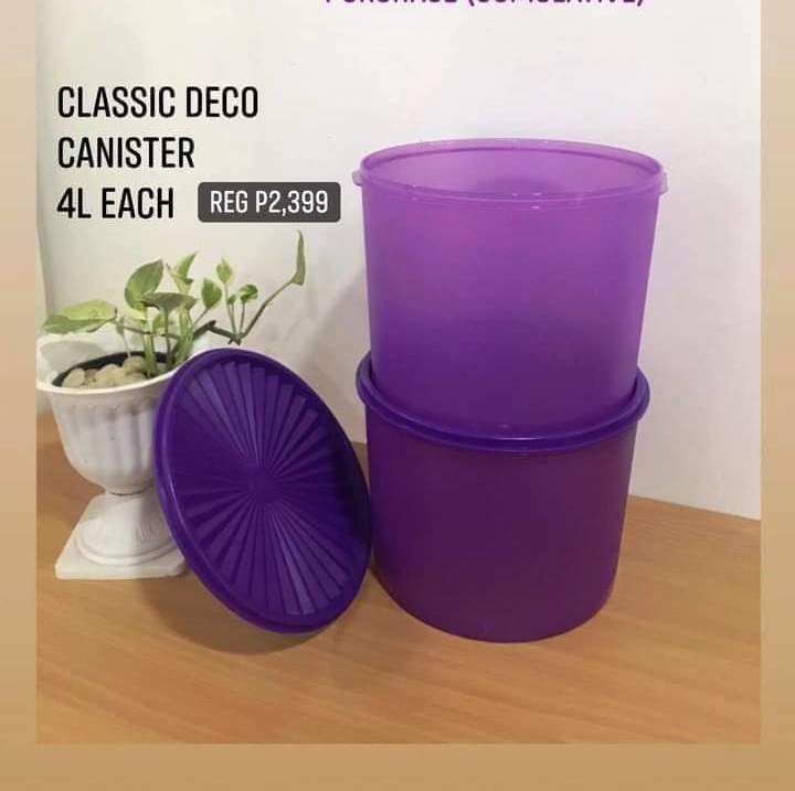 DECO CANISTER 4L set of 2 in a box | Lazada PH