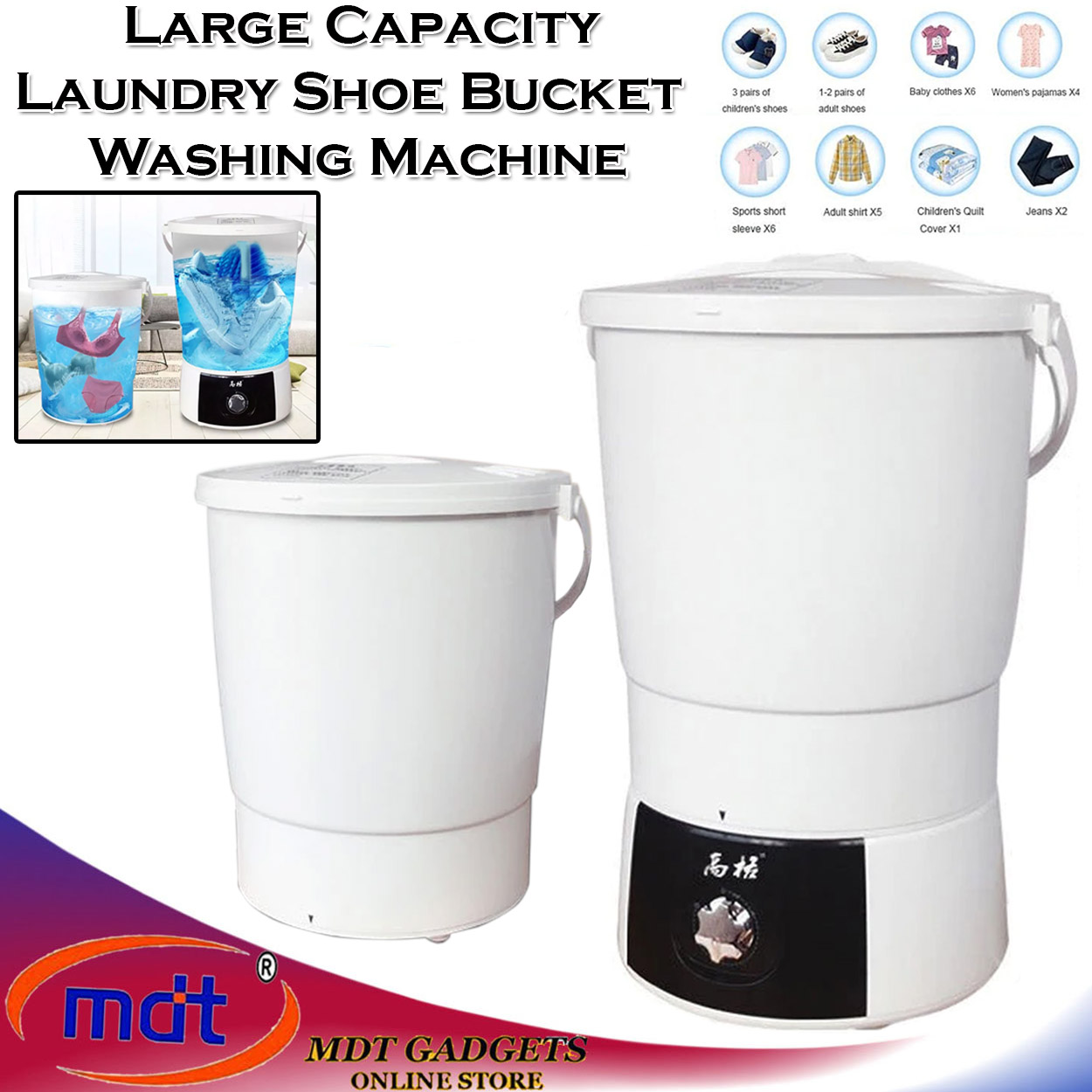 High-Grid Split Washing Machine, Multifunctional Portable Wash Shoes ...