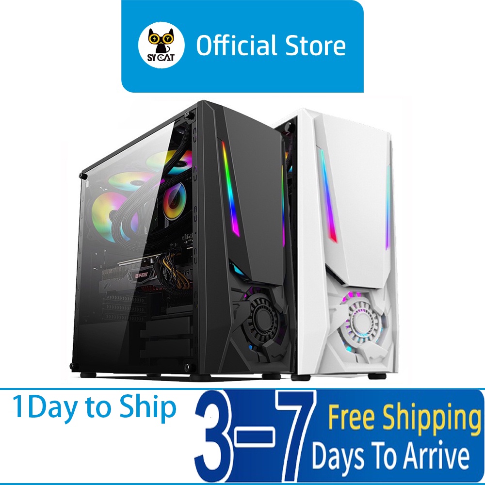 Matx/Atx PC Case Gaming Computer Desktop Computer RGB Case Gaming ...