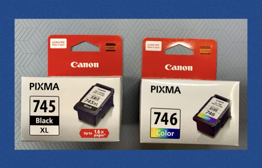 Canon 745 XL AND 746 Original Ink Cartridge Set PG745 XL and CL746 ...