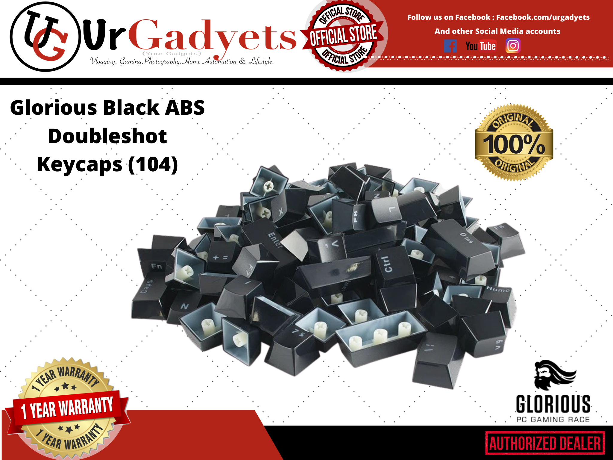 Glorious Mechanical Keycaps | Lazada PH