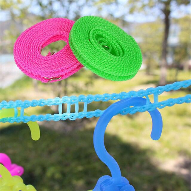 K.1pcs High quality clothesline 3/5/8 metre Clothesline Anti slide ...