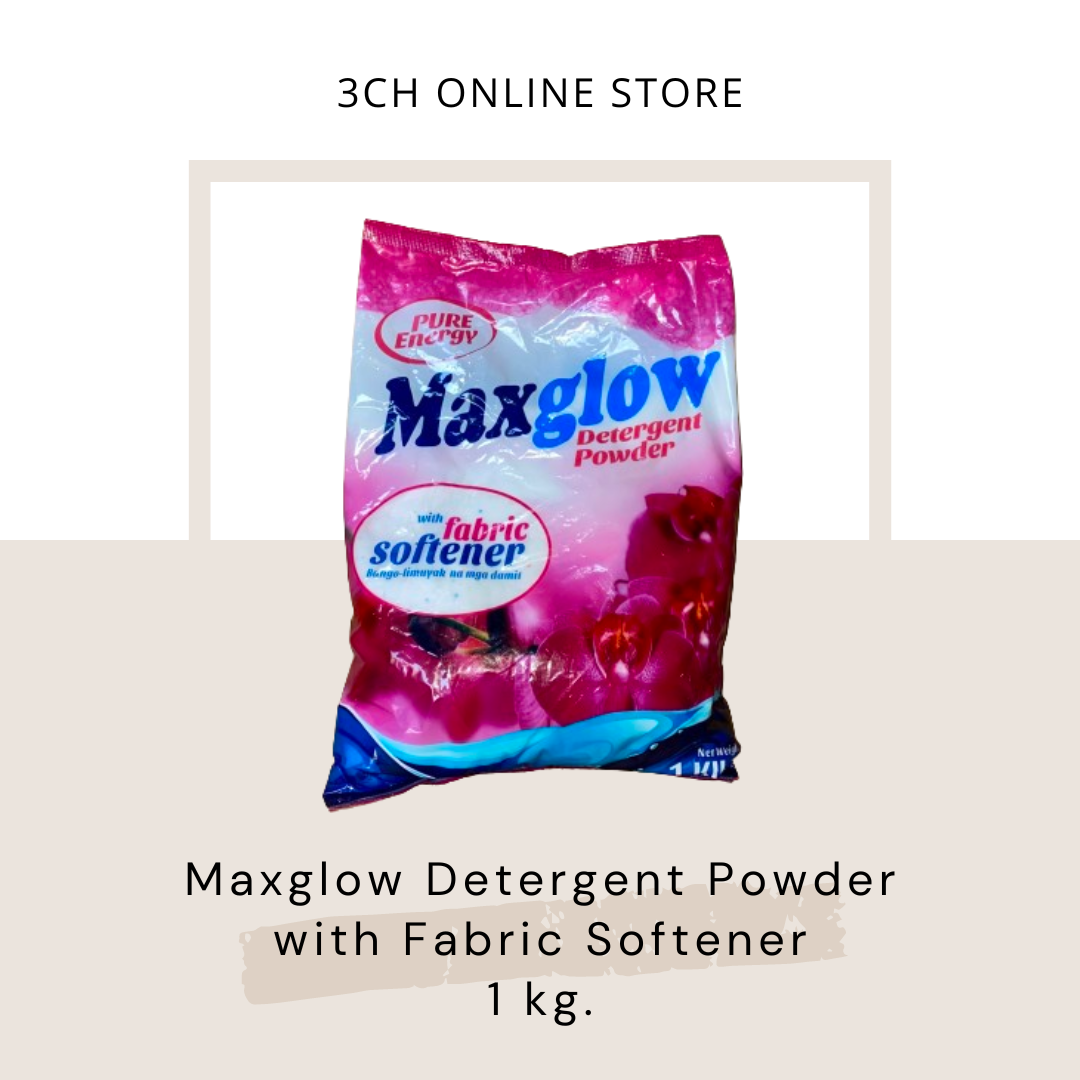 Maxglow Detergent Powder with Fabric Softener - 1 kg. | Lazada PH
