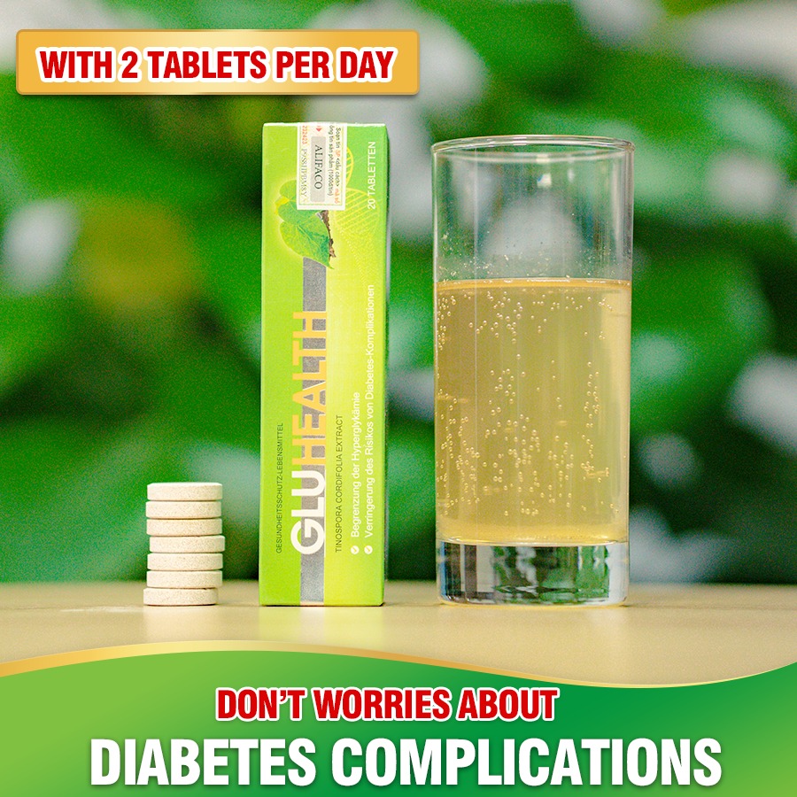 Beautiflies Gluhealth Effervescent Tablet 20Tabs for Diabetic Reduce ...