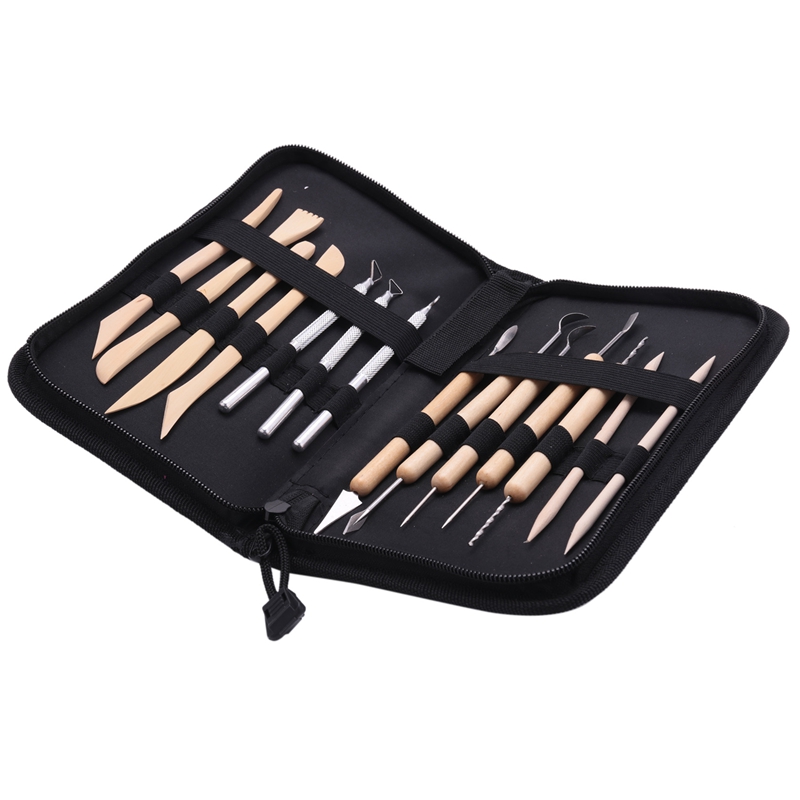 [Galloping Oasis Auto] 9 Pieces Plastic Clay Modeling Tools Ceramic Pottery Tool Kit for Shaping ...
