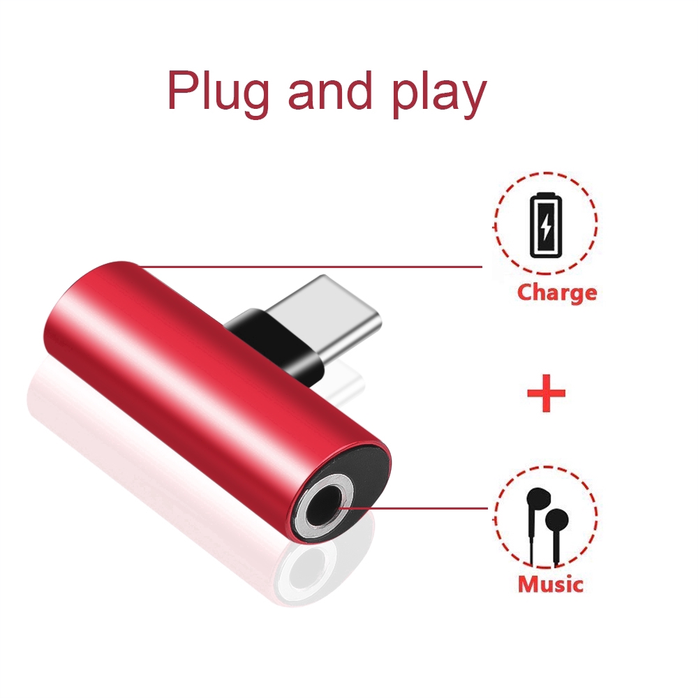 Mini Type C To Usb C 3 5mm Jack Earphone Charger Converter Usb Audio Adapter For Android
