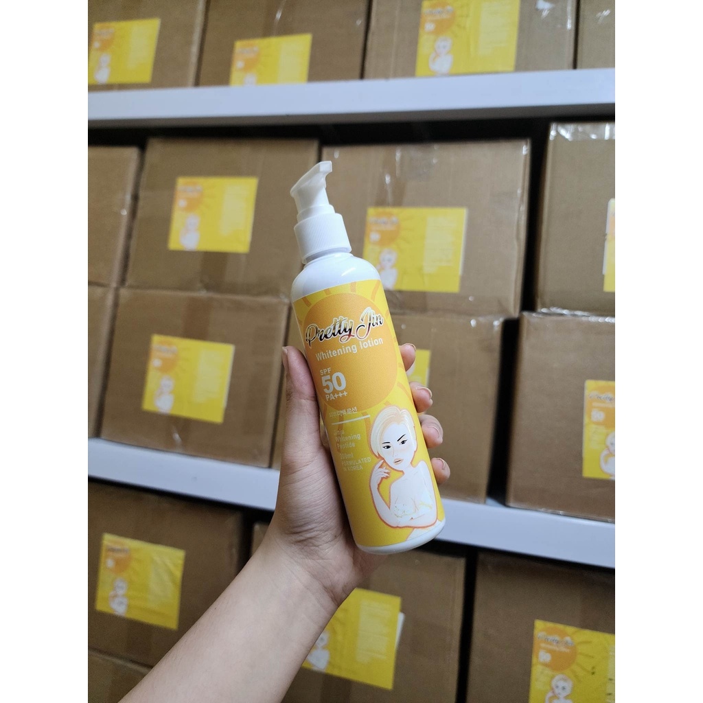PRETTY JIN WHITENING LOTION 200 ML | Lazada PH
