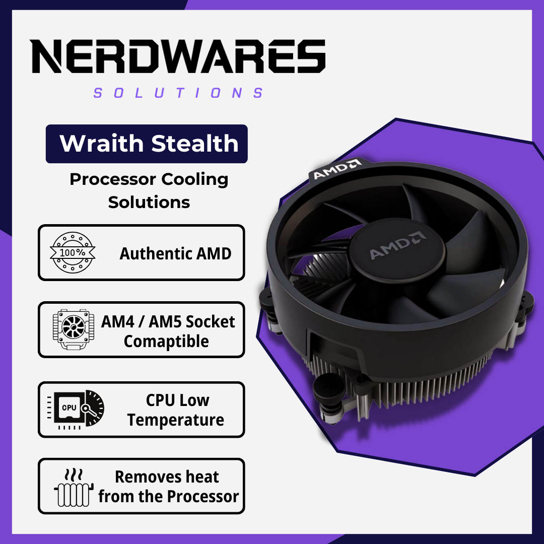 NerdWares Solutions AMD Ryzen 5 5500 6 Cores 12 Threads AM4 CPU Socket Gaming Desktop Processor ...