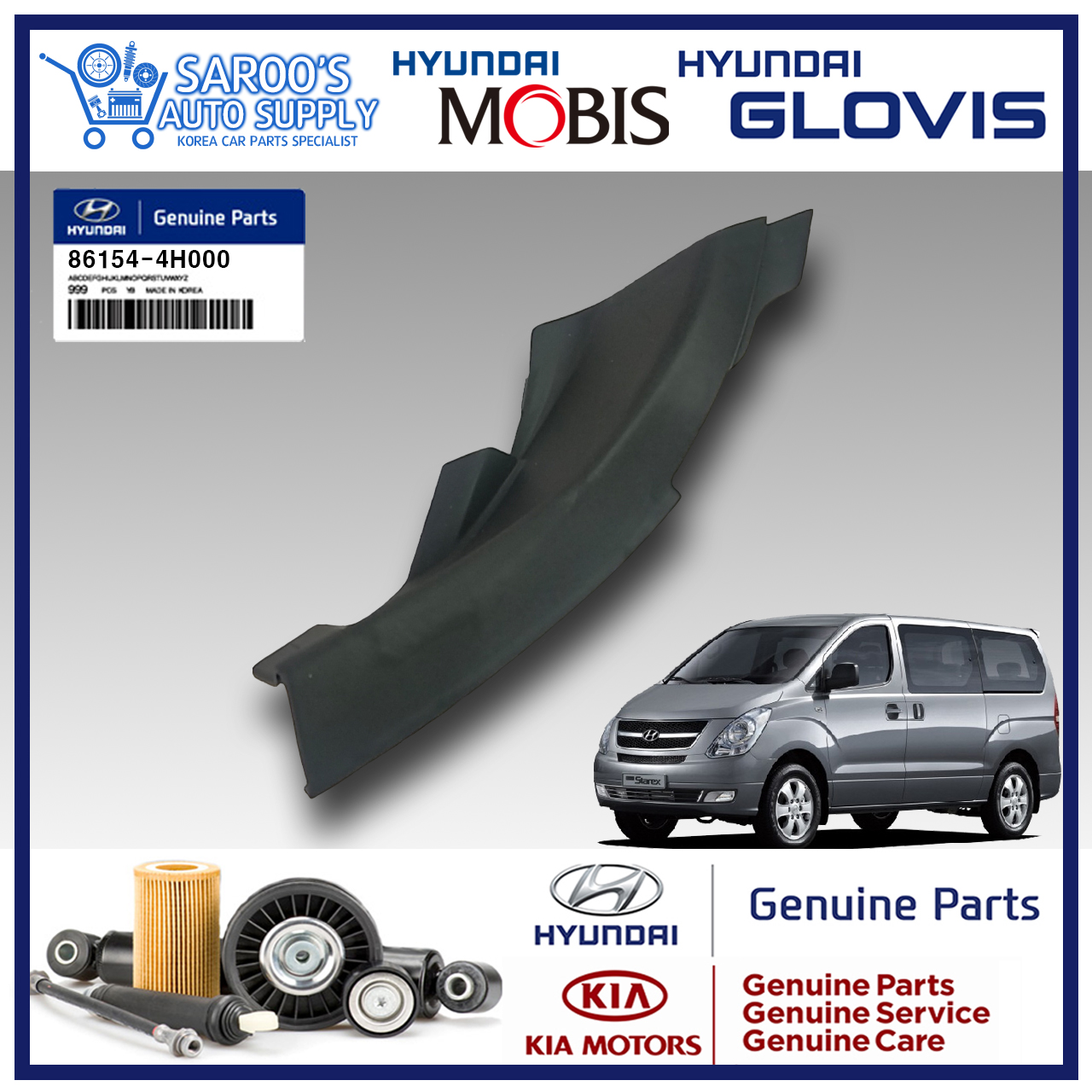 [Genuine][Passenger] Cowl Cover (Right) For Hyundai Grand Starex 2007 ...