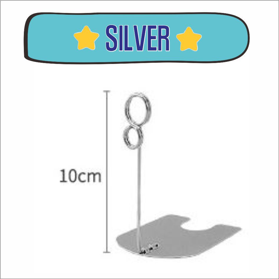 Price Name Tag Clip Stand Card Holder Memo Table Standee Paper Photo ...