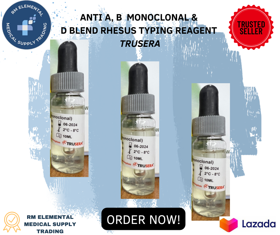 Blood Typing Sera (Trusera), ANTI A, B MONOCLONAL BLOOD GROUPING ...