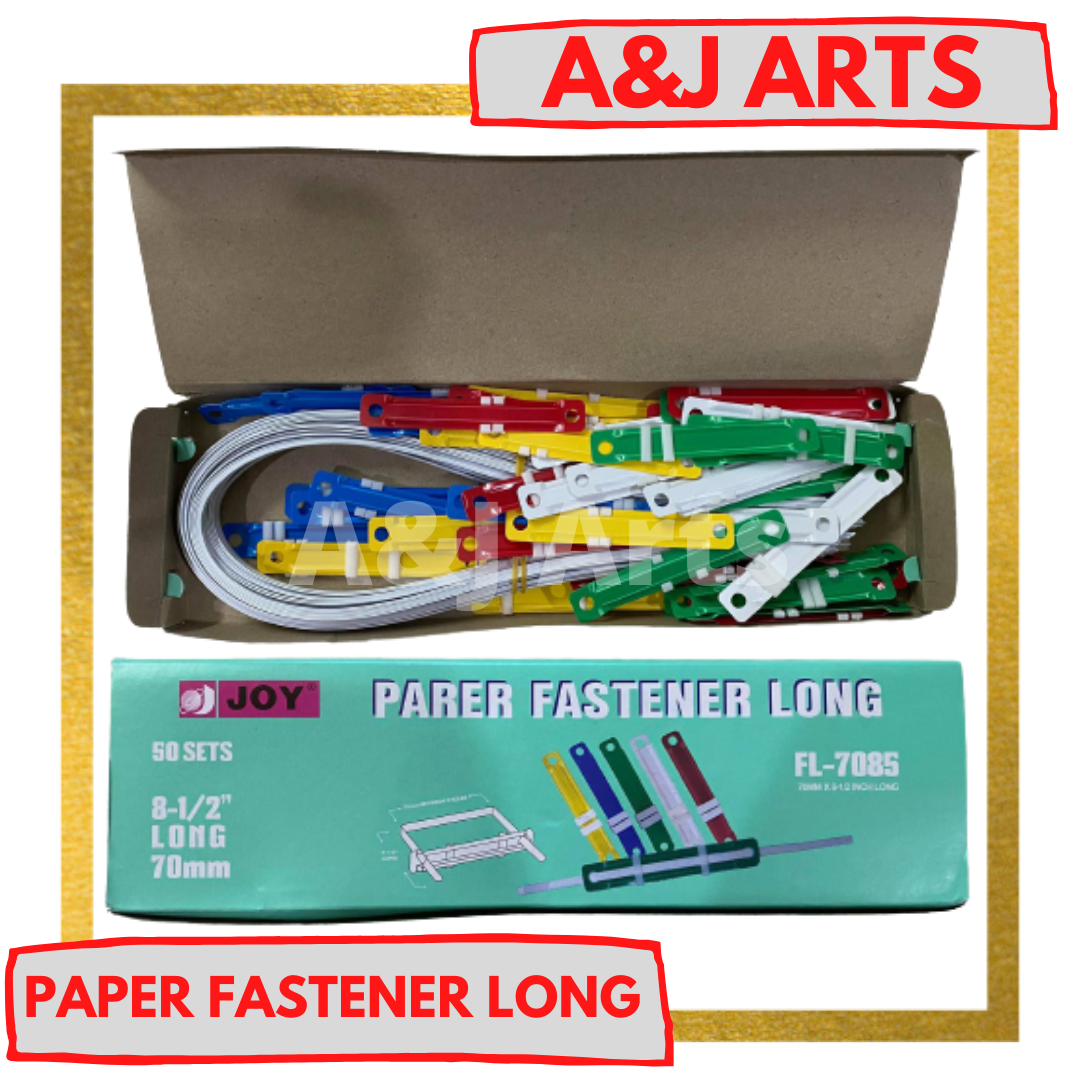 Joy Paper Fastener Long 8 1/2" 50 Sets Per Box SALE Long Paper Fastener ...