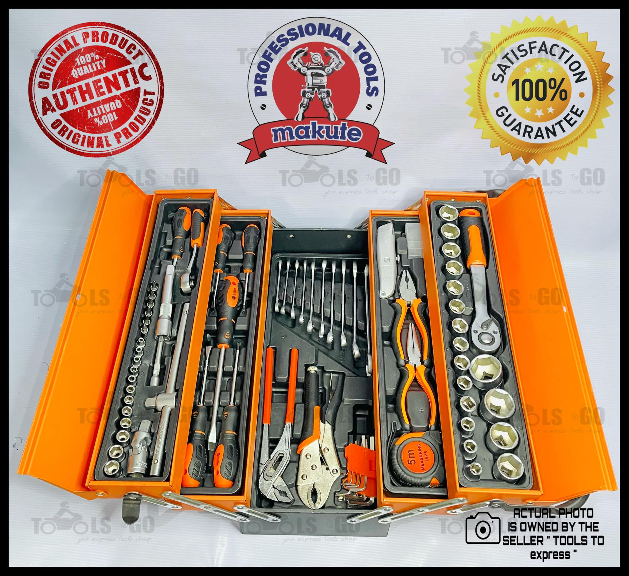 Arrow HEAVY DUTY TOOL BOX SET 85pcs IN 1 BOX | Lazada PH