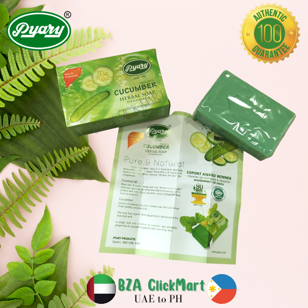 Pyary Cucumber Soap 75g | Vegetable | Herbal | From UAE | 100% ...