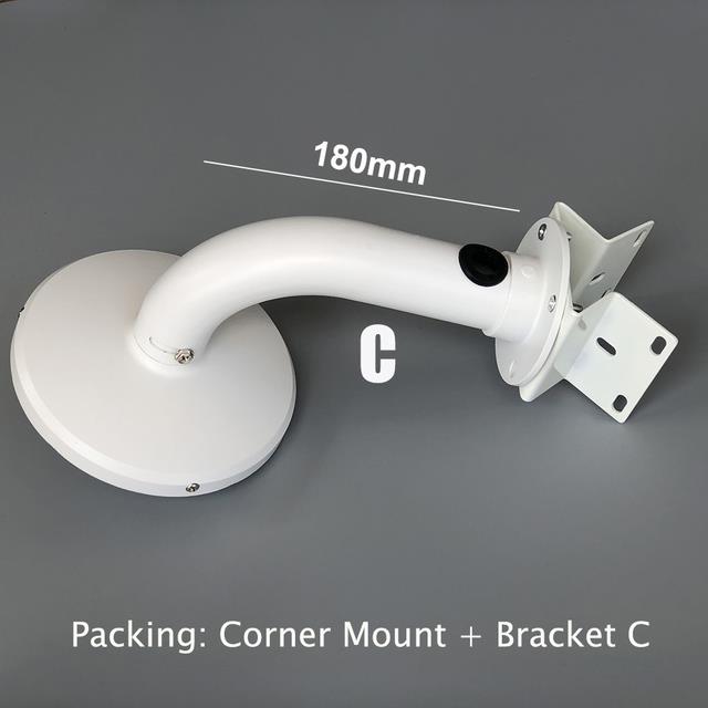 Exterior Outside Wall Corner Mount Metal Bracket Right Angle CCTV ...