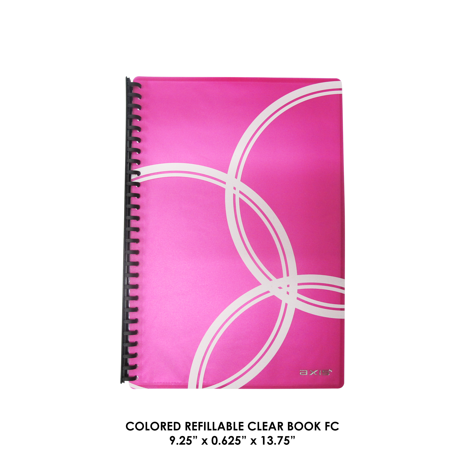 Clearbook Colored Long FC Folder Display Book Refillable 20 Pockets ...