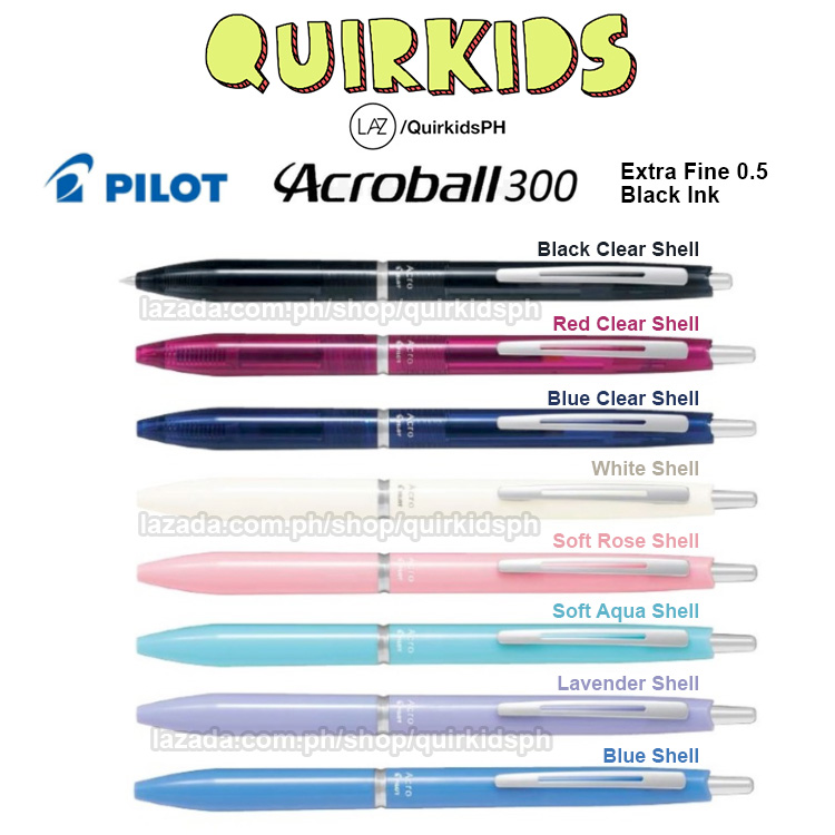 Pilot Acro 300 Acroball Extra Fine Ballpoint Pen 0.5mm | Lazada PH