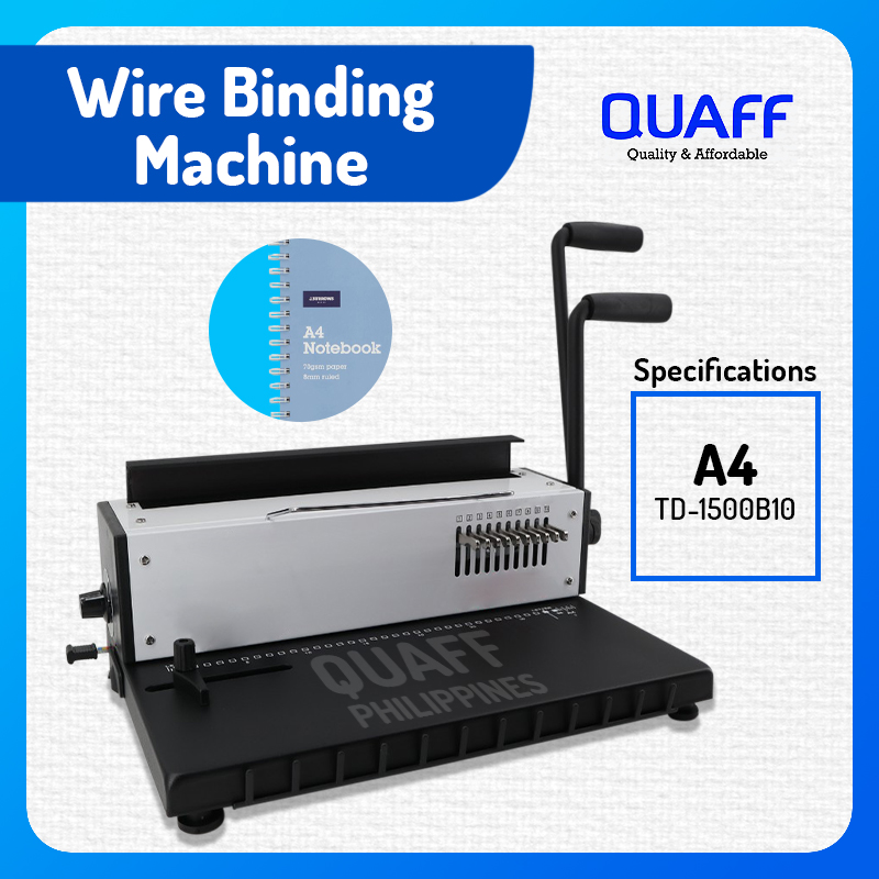 QUAFF Wire Binding Machine A4 size TD-1500B10 | Lazada PH