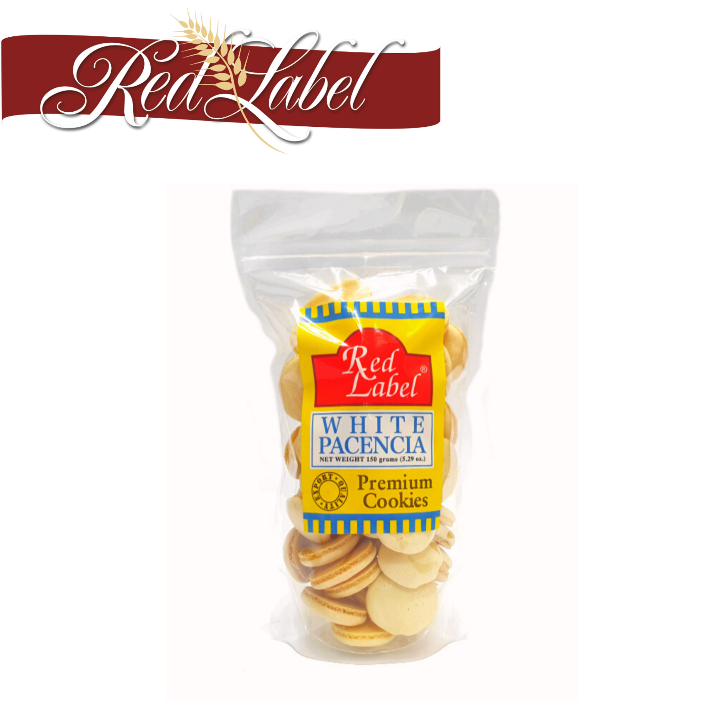 Red Label White Pacencia Cookies (150g) Delicious Meringue Snack ...