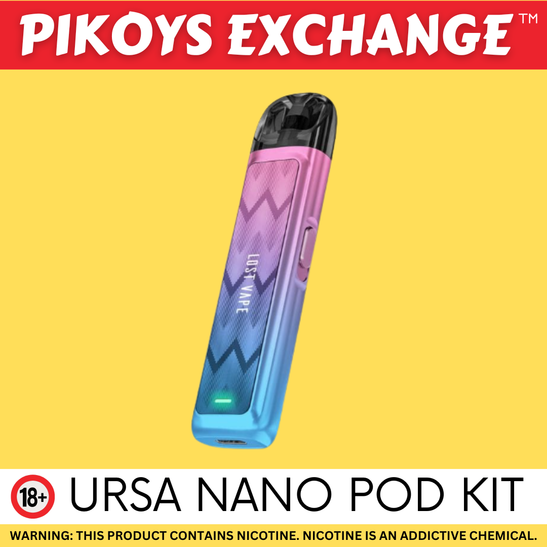 Ursa Nano Pod System Kit LOST 800mAh LEGIT WITH FREE LANYARD ursa ...