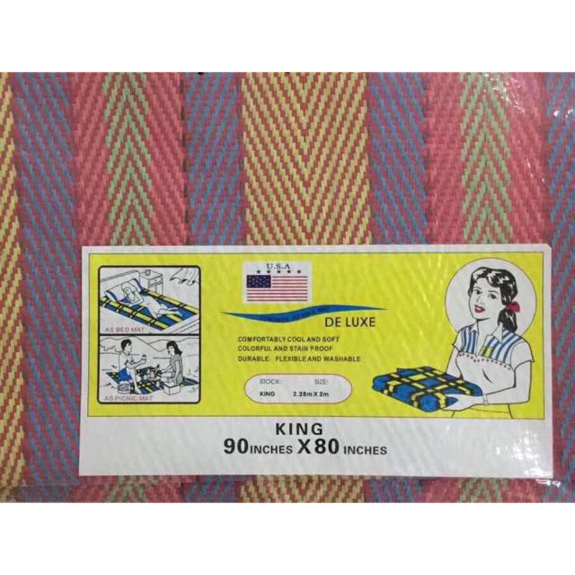 indoor Foldable Washable Banig Plastic Picnic Mat Sleeping Mat | Lazada PH