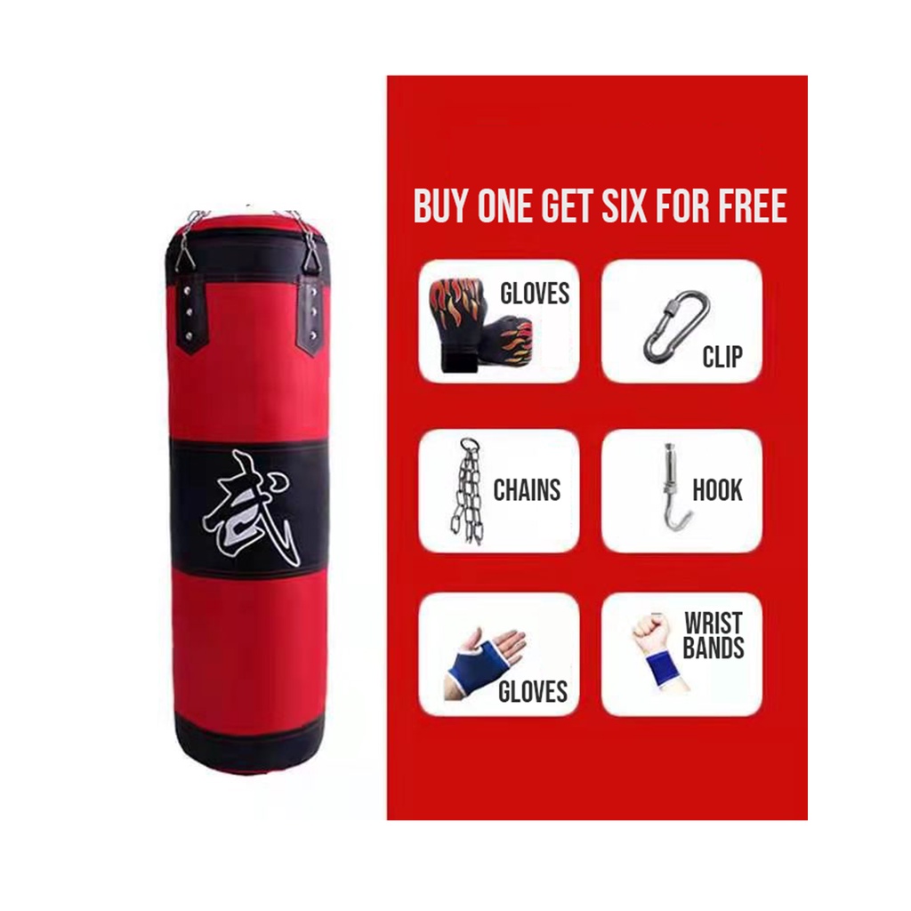 【Fast delivery】 Boxing Sandbag Punching Bag Heavy duty Training MMA ...