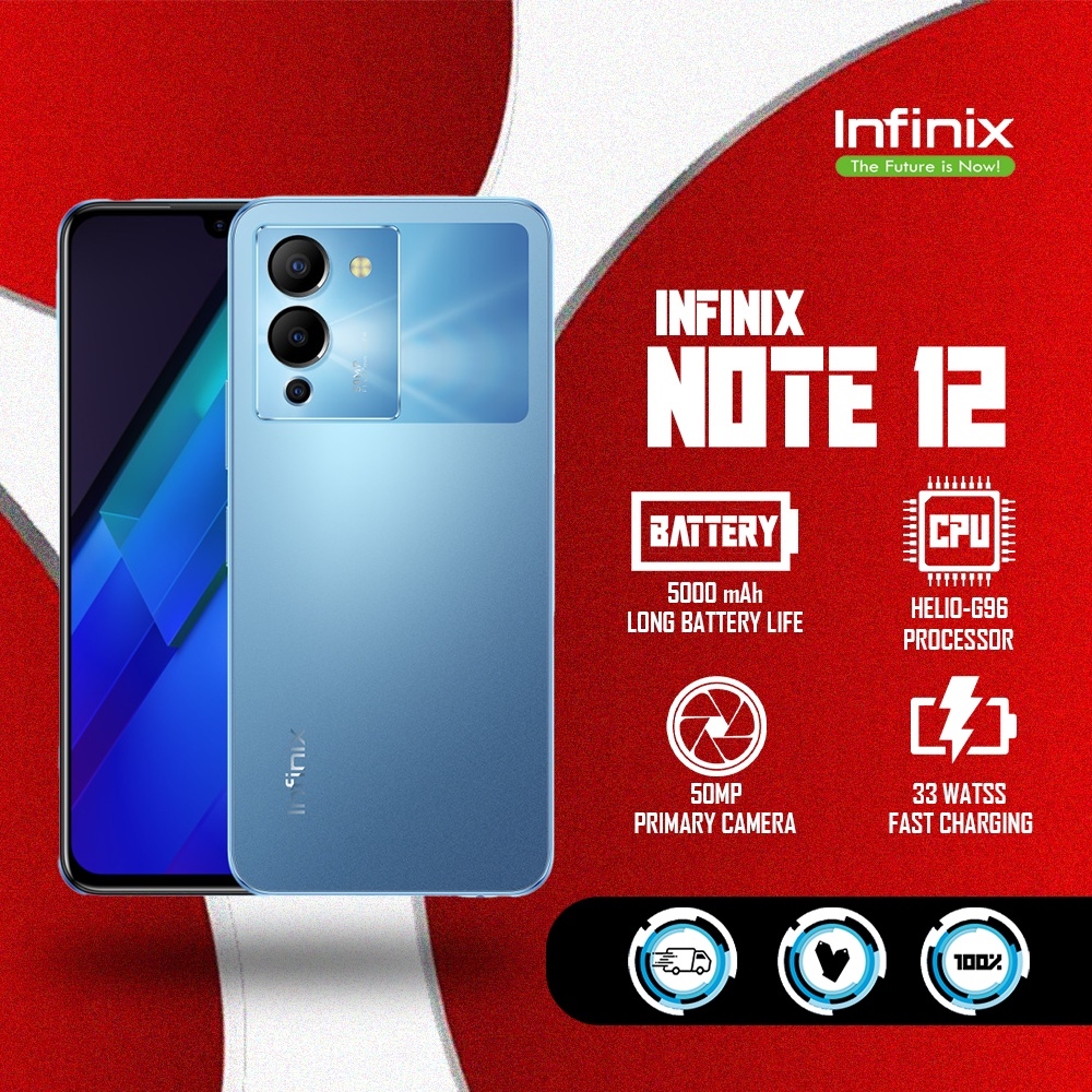 Infinix Note 12 G96 8GB RAM 128GB/256GB ROM MediaTek Helio G96 6.7 ...