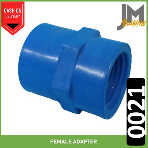 JM H-0021 Blue PVC Fittings 1/2" 3/4" 1" PVC FEMALE ADAPTER & PVC MALE ...