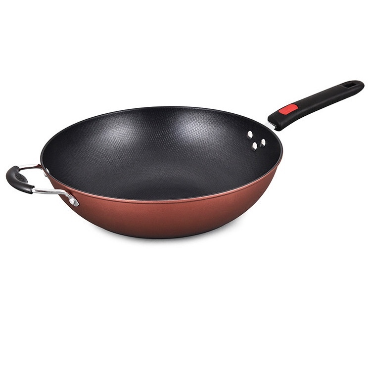 Carbon steel wok pan Wok stainless steel Casserole big size Chinese wok ...