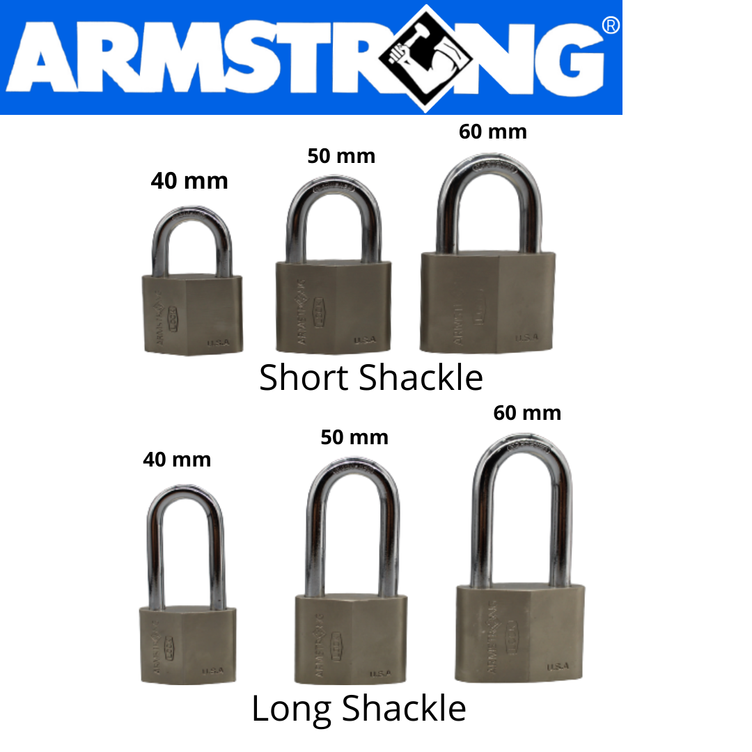 ARMSTRONG SECURITY PADLOCK LONG SHACKLE & SHORT SHACKLE | Lazada PH