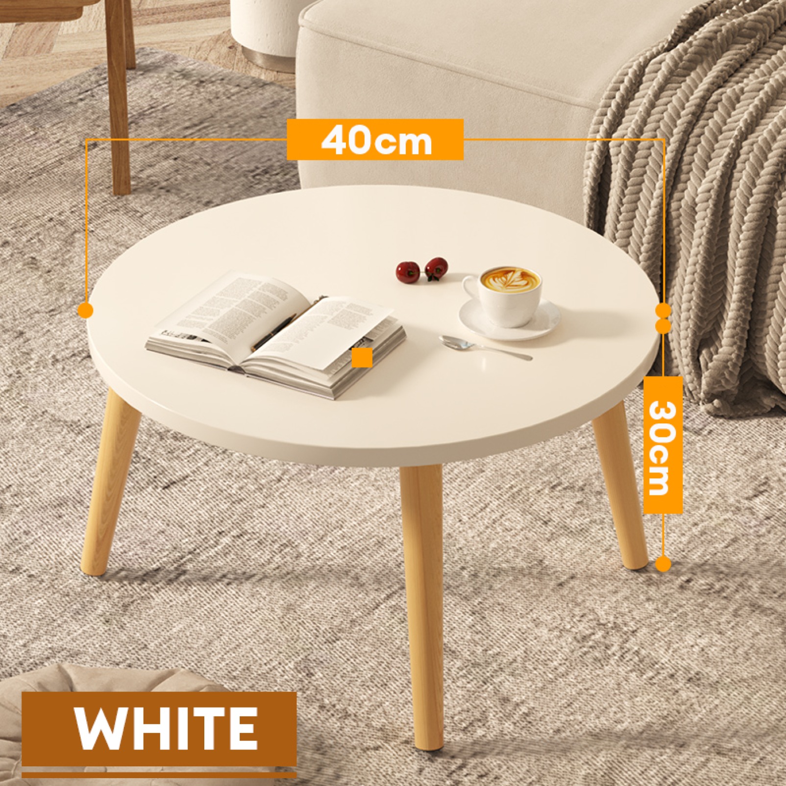 Small Table Sofa Side Table Coffee Table Movable Bedroom Small ...